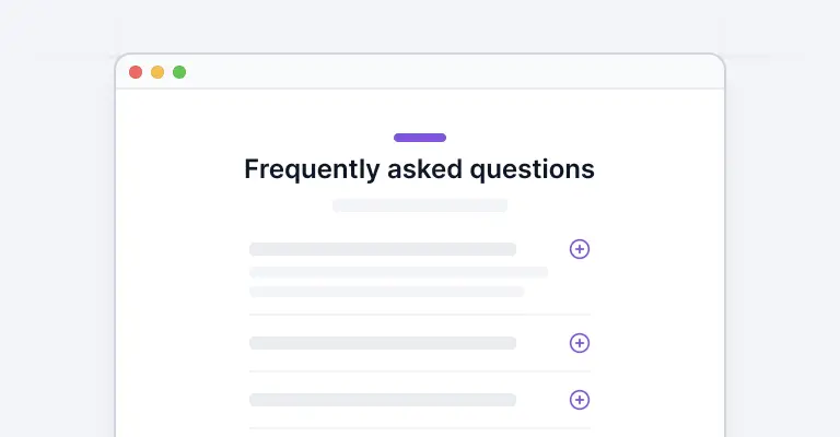 Figma frequently asked question (FAQ) page examples | Untitled UI